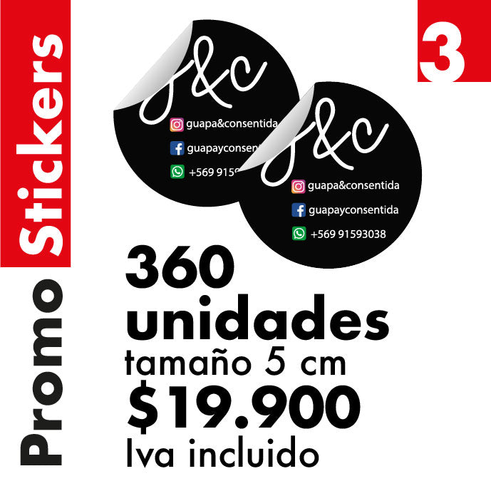 360 Sticker 5x5 centimetros – Tazonmania